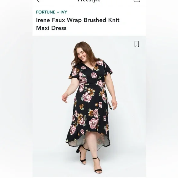 fortune and ivy wrap dress | Dresses Images 2025